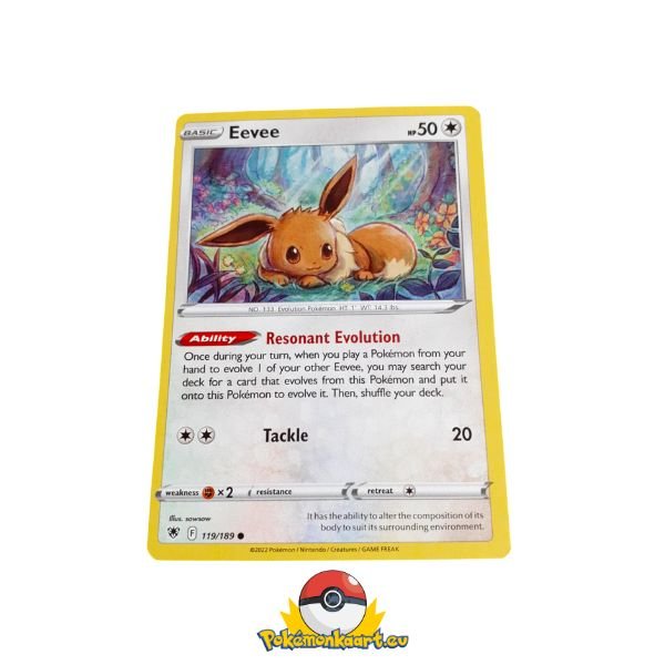 Pokemon TCG Astral Radiance eevee 119/189